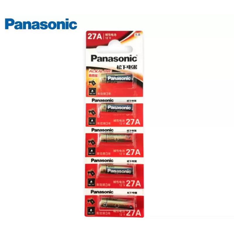 ถ่าน Panasonic Alkaline 27A 12V ของใหม่ ของแท้ เทียบเบอร์คือ A27, MN27, L828, L828F เหมาะกับ ...