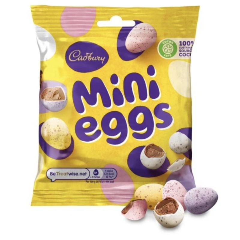 Mini Eggs 80g & 270g (Cadbury Brand) - แคดเบอรี่ มินิ เอ้กส์ มิลค์ ...
