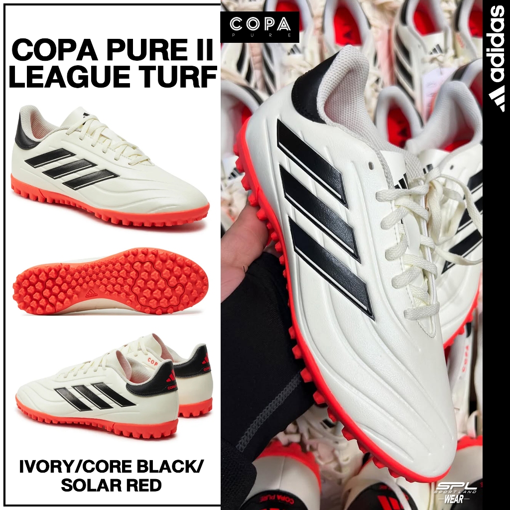 Adidas อาดิดาส รองเท้าฟุตบอล ร้อยปุ่ม FB Copa Pure II Club Turf IE7523 ...