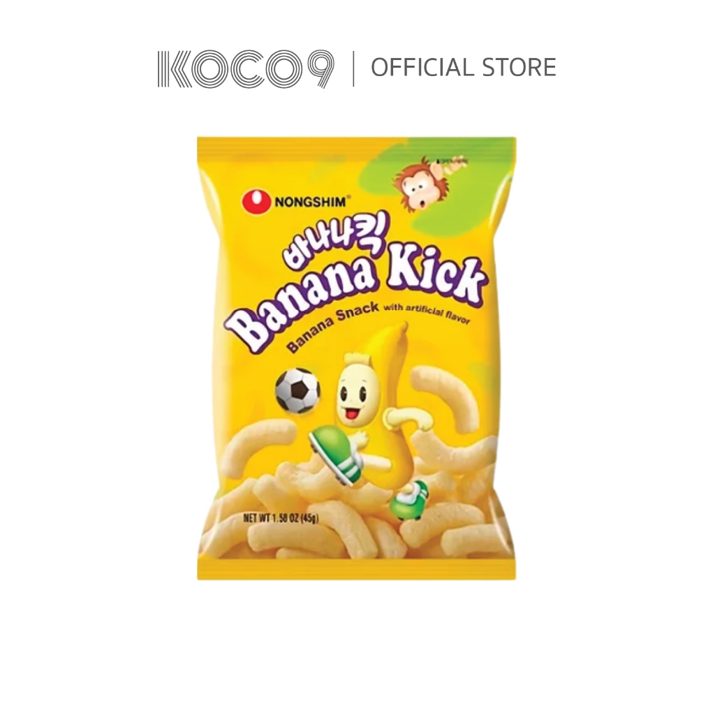สินค้าใหม่ !!! Banana Kick บานาน่าคิกส์ ขนมกรุบกรอบรสกล้วยหอม | Shopee ...