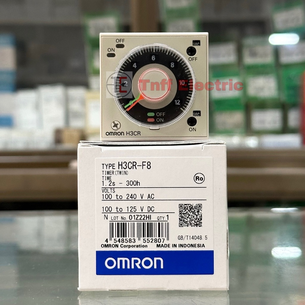 OMRON H3CR-F8 100-240VAC (Twin timers) ไทม์เมอร์ตั้งเวลาแบบคู่ (สามารถ ...