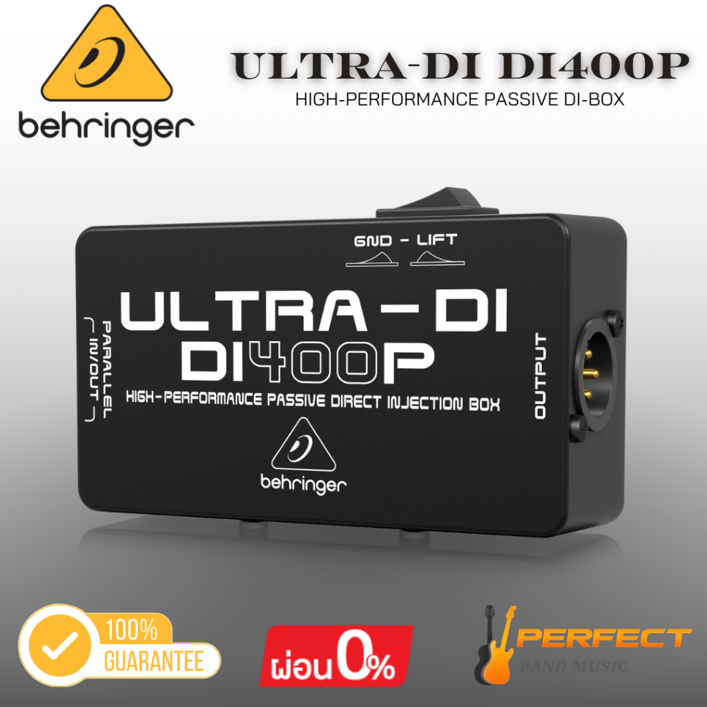 ไดเร็กบอกซ์ Behringer ULTRA-DI DI400P High-Performance Passive DI-Box ...