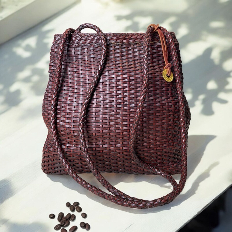 CESTI COLLECTION แบรนด์แท้ หนังแท้วินเทจ กระเป๋าหนังสด้วยหนังม้า มือสอง ...