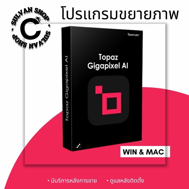 โปรแกรมขยายภาพ Topaz Gigapixel (win,mac) | Shopee Thailand