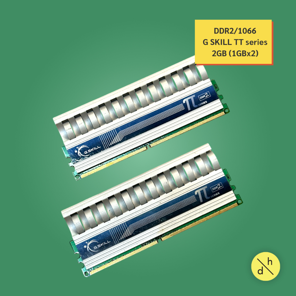 G SKILL RAM DDR2 Bus 1066 ขนาด 2GB (2x1GB) อดีตแรมเทพยี่ห้อดัง | Shopee ...