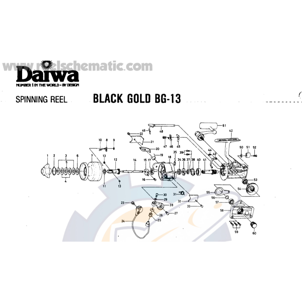 อะไหล่รอก Daiwa BG13 อะไหล่แท้ ตรงรุ่น ไม่ต้องแปลง | Shopee Thailand