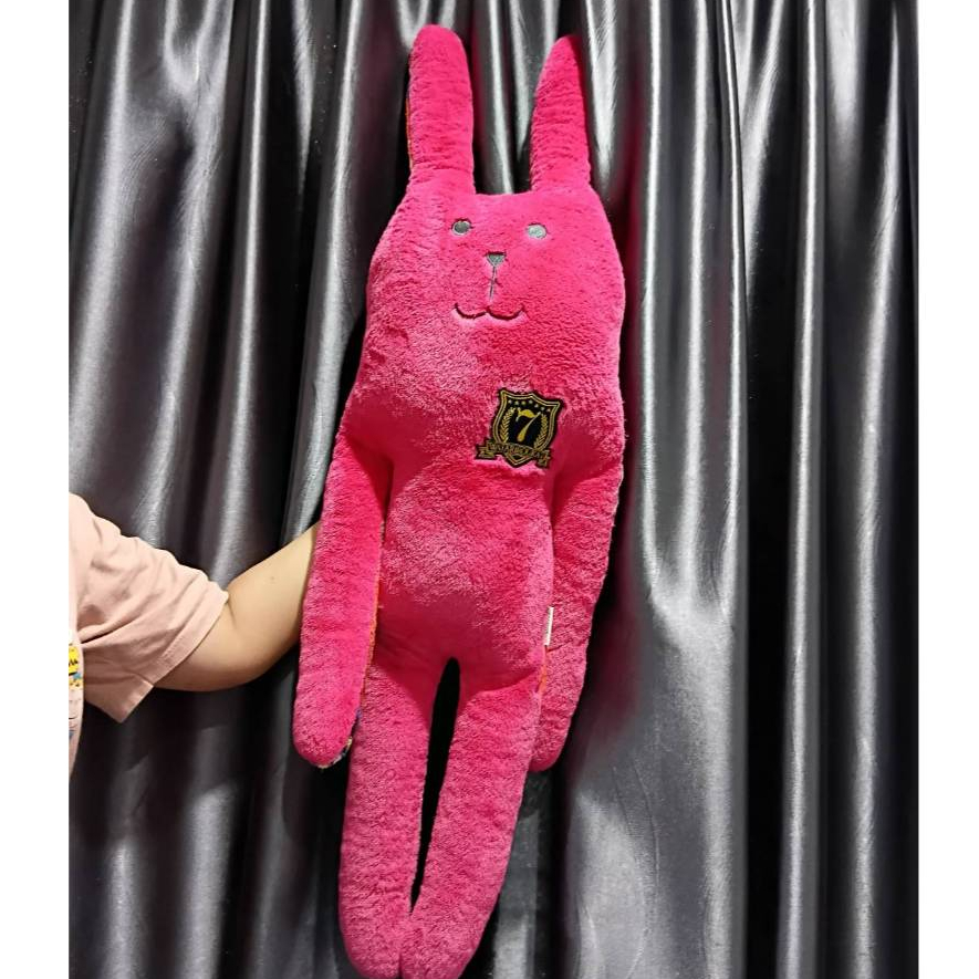 ตุ๊กตาคราฟ Craftholic Accent Hot Pink Bunny Rabbit Stuffed Plush Pillow ขนาด 43 นิ้ว | Shopee ...