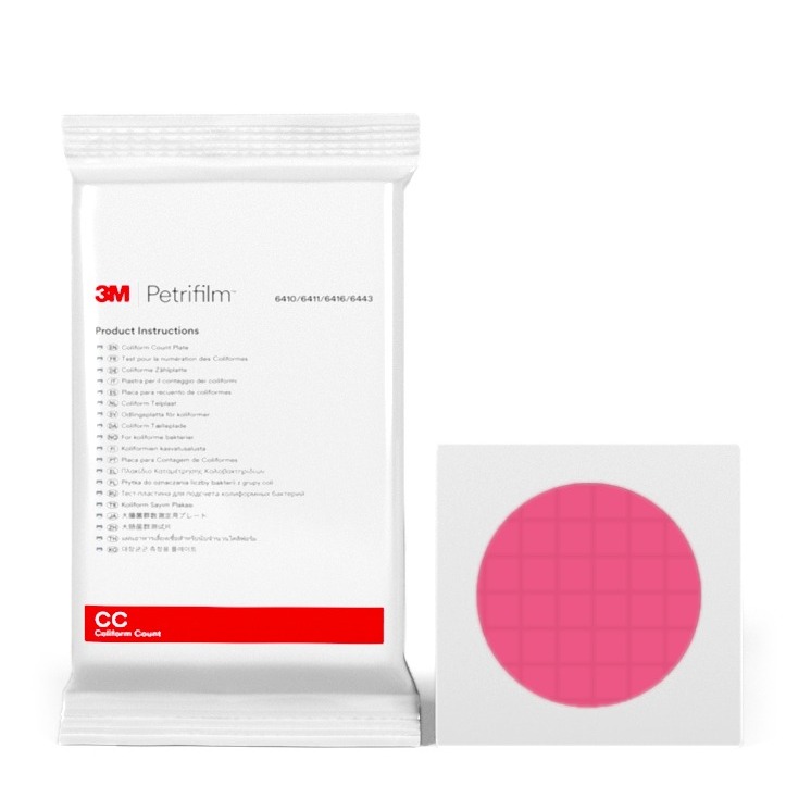 เพลทตรวจหาเชื้อกลุ่มโคลิฟอร์ม 3M Petrifilm Coliform count plate (CC) | Shopee Thailand