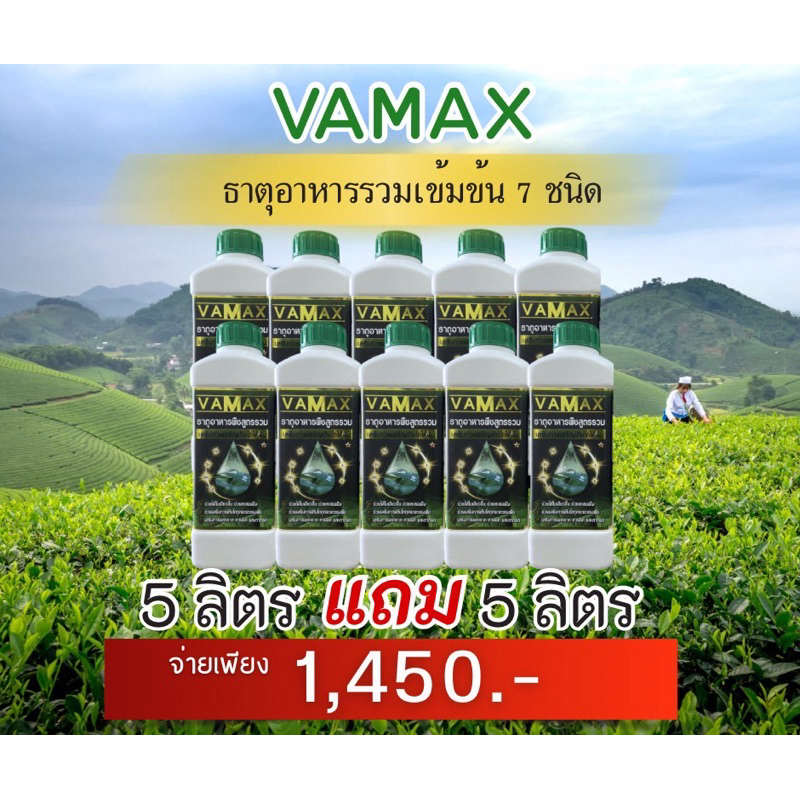 vamax ธาตุรวมเข้มข้น 5ลิตร แถม 5ลิตร (V10) | Shopee Thailand