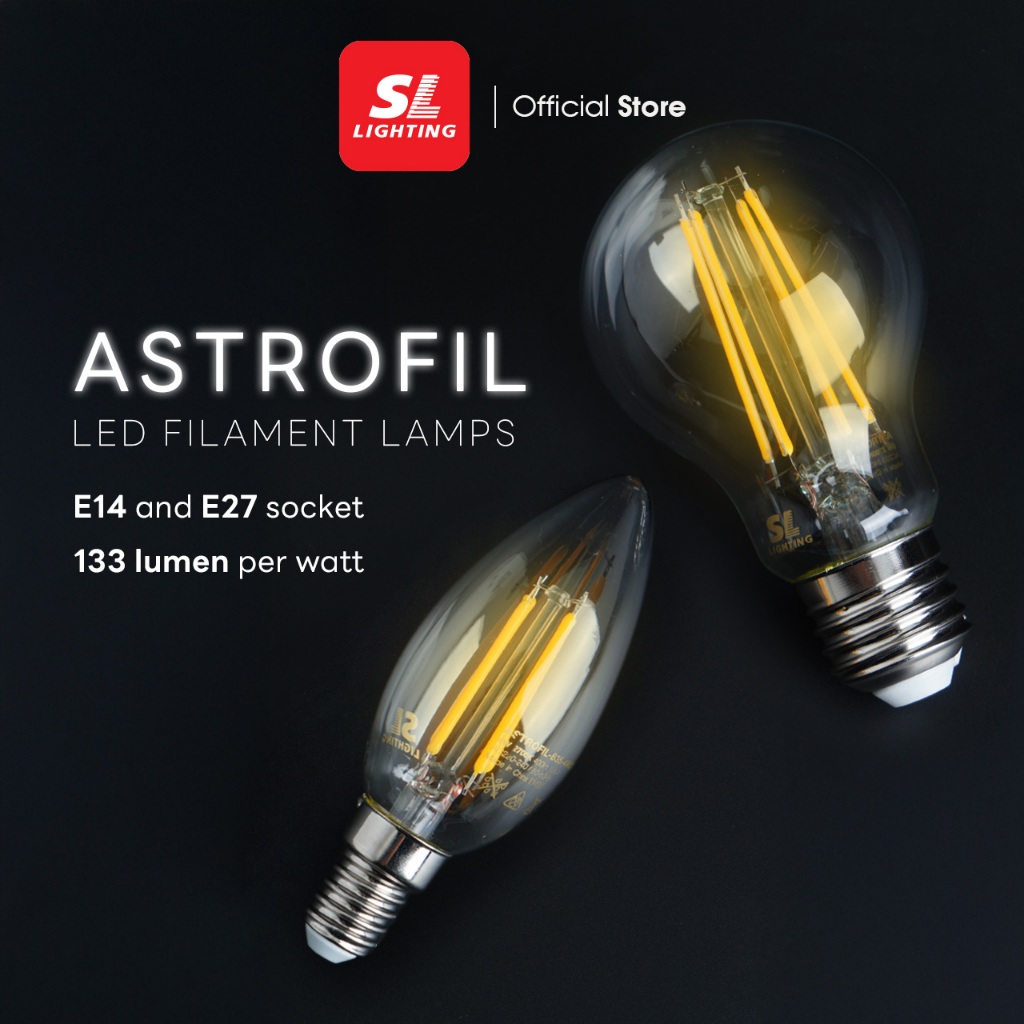 SL LIGHTING | LED Astrofil Filament Lamps หลอดไฟ LED ฟีลาเมนต์ มีให้ ...