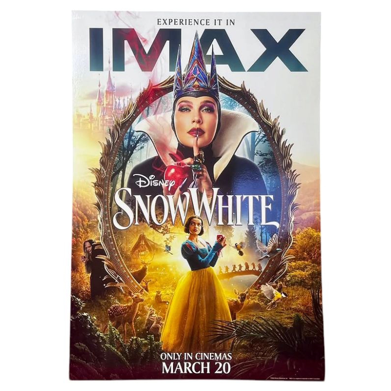โปสเตอร์ IMAX Poster Snow White สโนว์ไวท์ แท้จาก Major Cineplex Poster ...