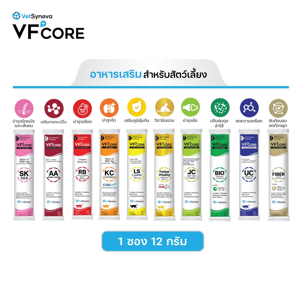 (สินค้าสมนาคุณ งดจำหน่าย) VFcore คละสูตร 3 ซอง | Shopee Thailand