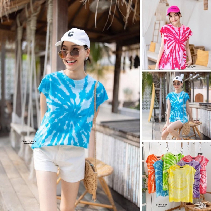 แขนล้ำลายมัดย้อม :4226 | Shopee Thailand