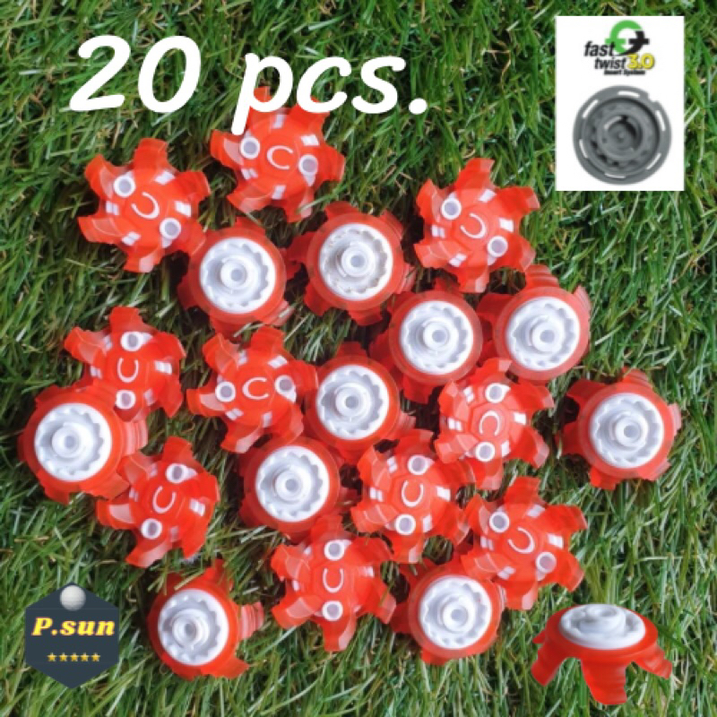 ปุ่มรองเท้ากอล์ฟ 20 pcs. Spikes cleats golf shoes Slim-lok system Tour ...