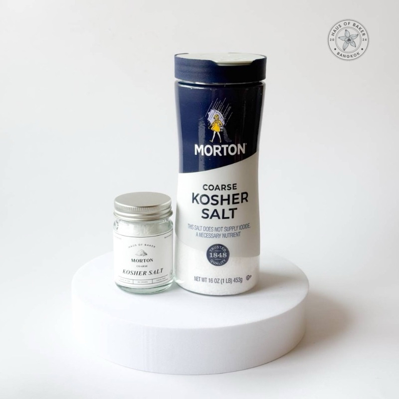 Kosher Salt [MORTON] แบ่งขาย 50g เกลือโคเชอร์ สำหรับทำอาหาร สเต็ก ขนม ...