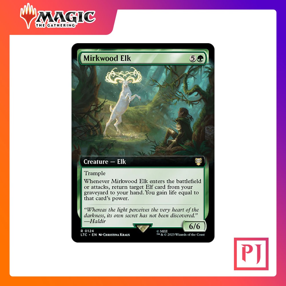 [MTG] Mirkwood Elk (Extended Art) [LTC] [GREEN] [RARE] [NORMAL] [ENG ...