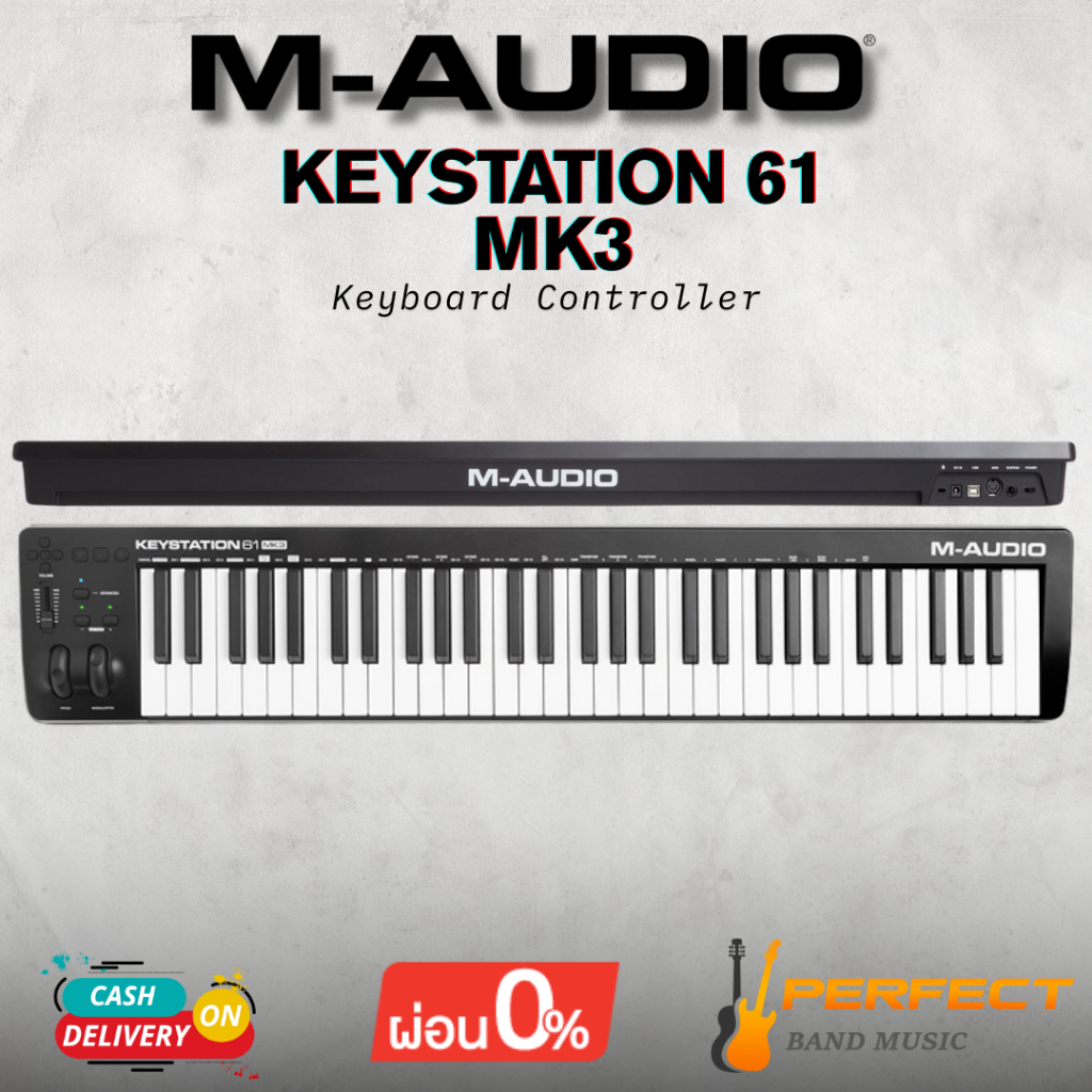 คีย์บอร์ด M-Audio Keystation 61 MK3 Keyboard Controller [ผ่อน 0% 10 ...
