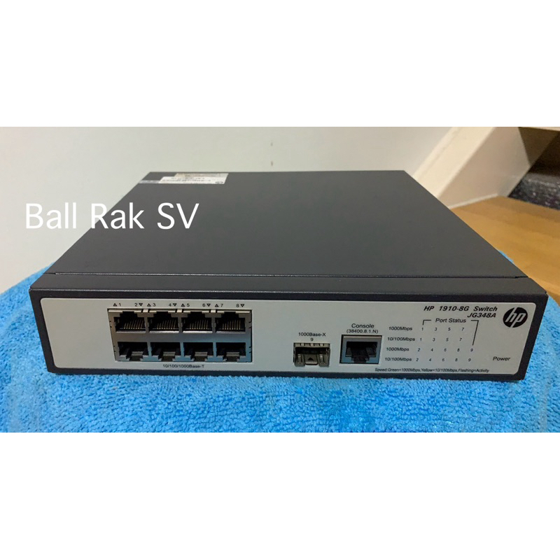 Switch HP 1910-8G-PoE+ 180W (JG350A) 8-Port 10/100/1000 | Shopee Thailand