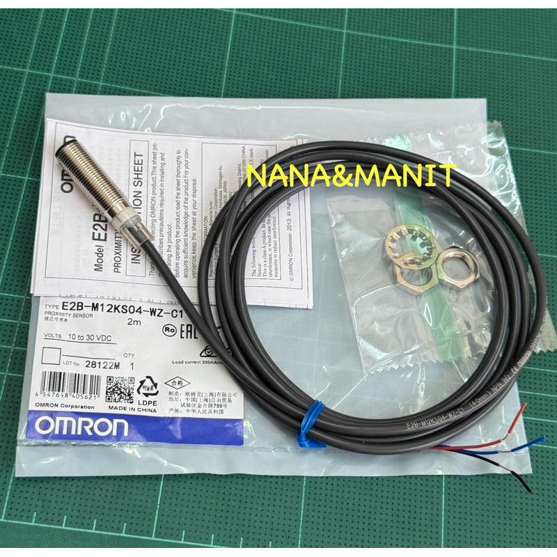 E2B-M12KS04-WZ-C1 Proximity Sensor หัว M12 ชนิด NPN NO ระยะจับ 4 mm มีสินค้า พร้อมส่ง🇹🇭 | Shopee ...