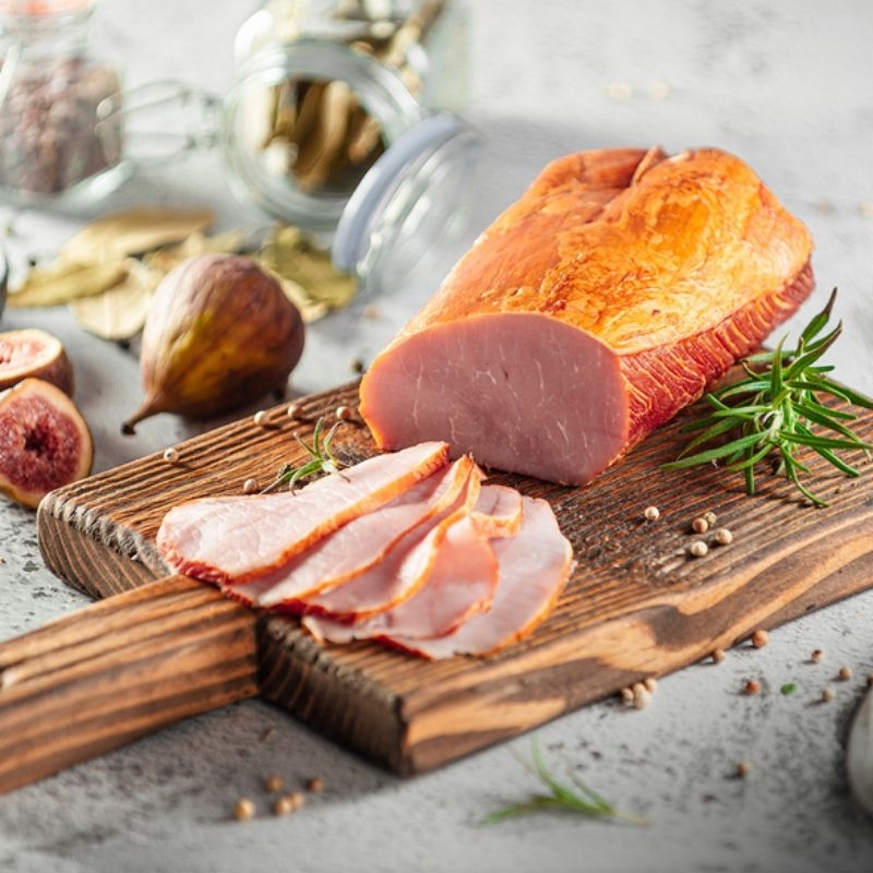 Honey Roasted Ham Block 1,000g - แฮมน้ำผึ้ง แฮมฮันนี่ก้อน ขนาด 1000กรัม ...