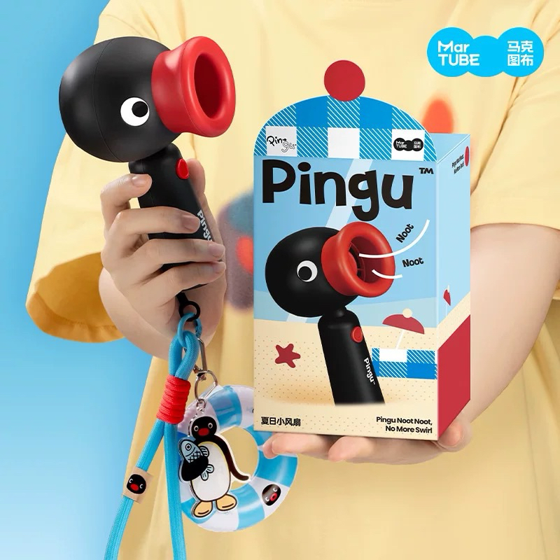 ⚡️พรีออเดอร์⚡️ Pingu Summer Fan พัดลมพกพา พัดลมมือถือ ขนาดเล็ก (MarTUBE ...