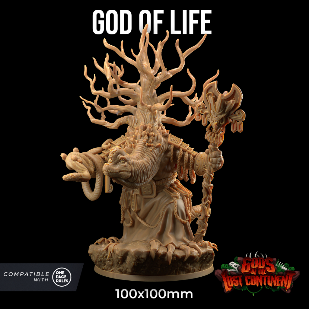 DnD Monster I God Of Life Iโมเดลบอร์ดเกม (งานเรซิ่นยังไม่ลงสี) ฐาน 4 ...