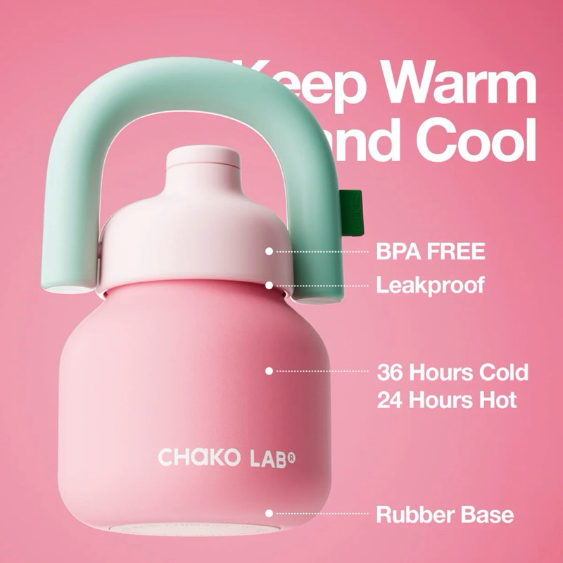 *พร้อมส่งจากไทย* แก้วเก็บความเย็น Chako lab (linlin) 1000 ml แท้ 100% ...