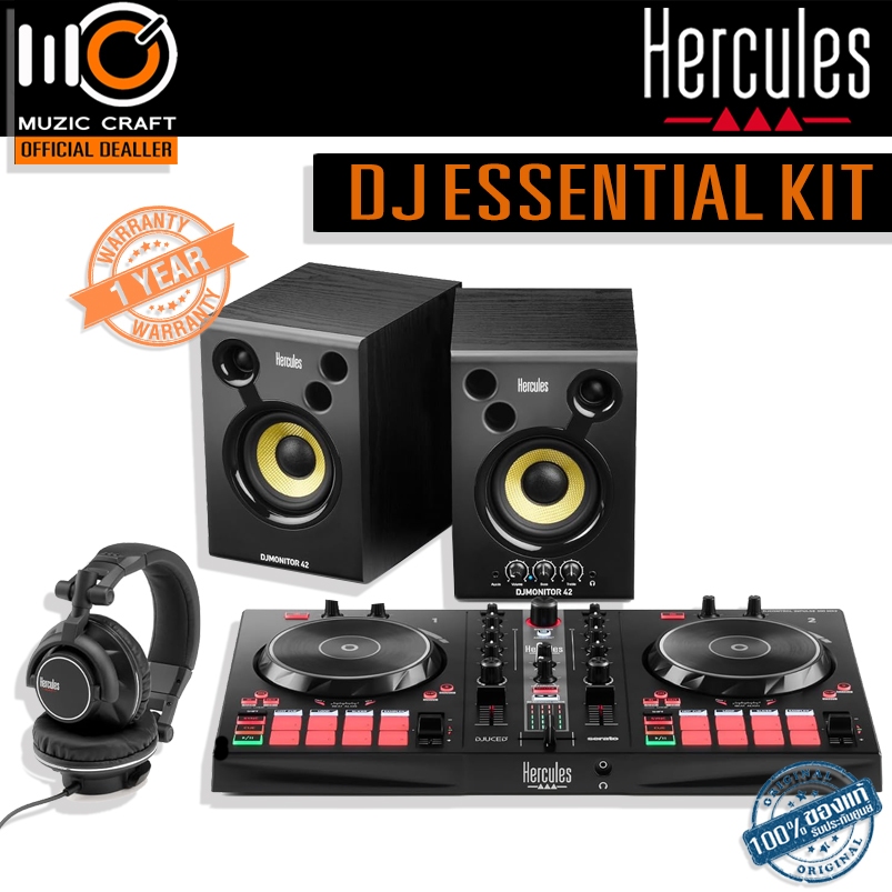Hercules Essentials Kit *ของแท้รับประกัน 1ปี* DJControl Inpulse 200 MK2 ...