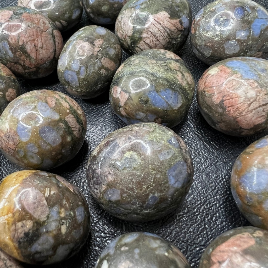 หินคิวเซร่าหรือหินแลไนต์ Top Grade (Llanite/Que Sera Sera/Galaxy ...