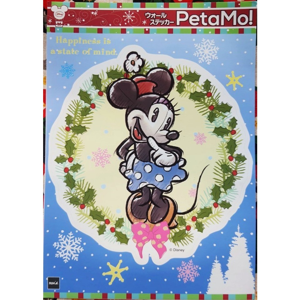 Disney PetaMo! Sticker สติ๊กเกอร์ ใช้ตกแต่งสิ่งของ คริสต์มาส จากญี่ปุ่น ...