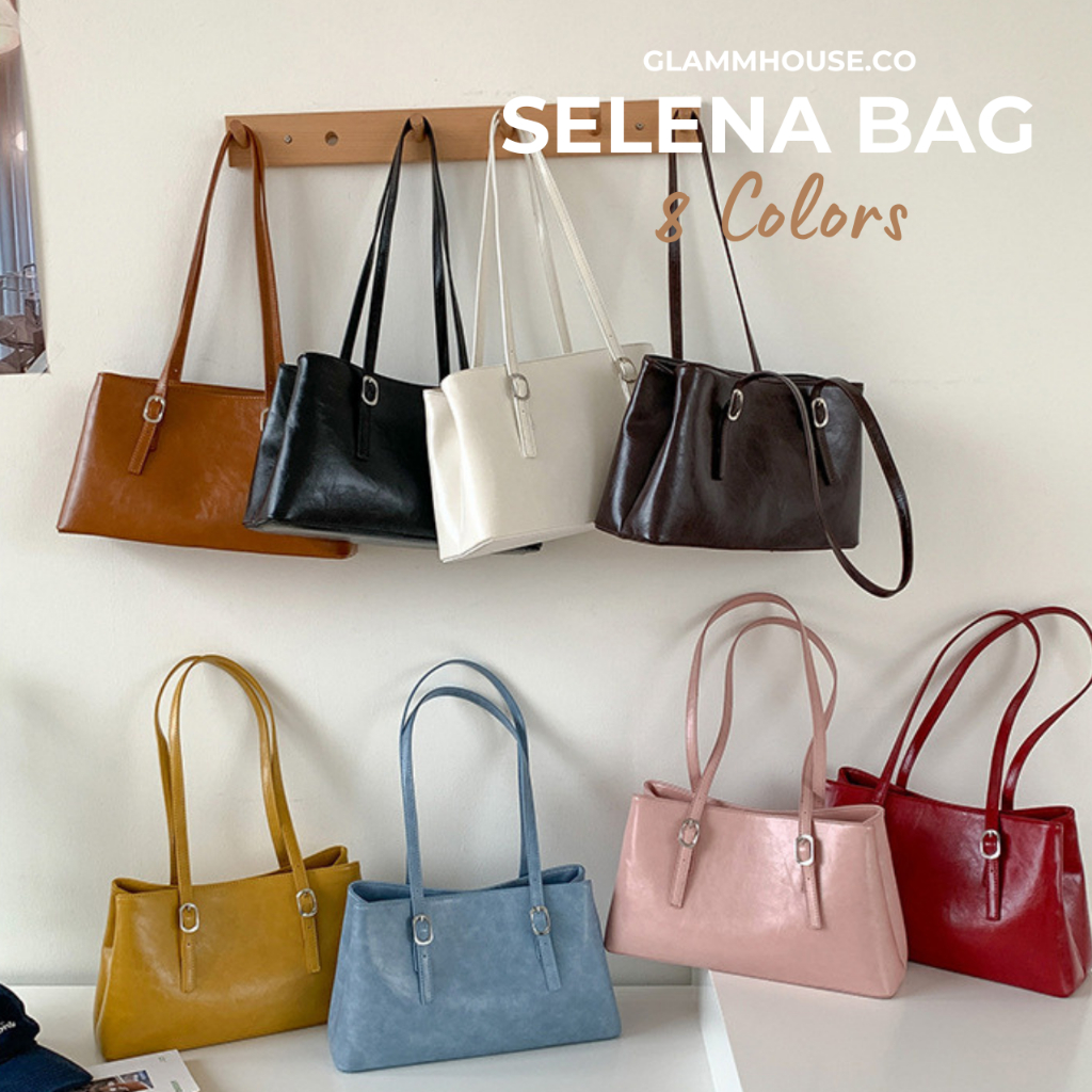 Glammhouse - Selena bag กระเป๋าหนังทรงน่ารัก ละมุนใจมาก แมทได้กับทุกชุด ...