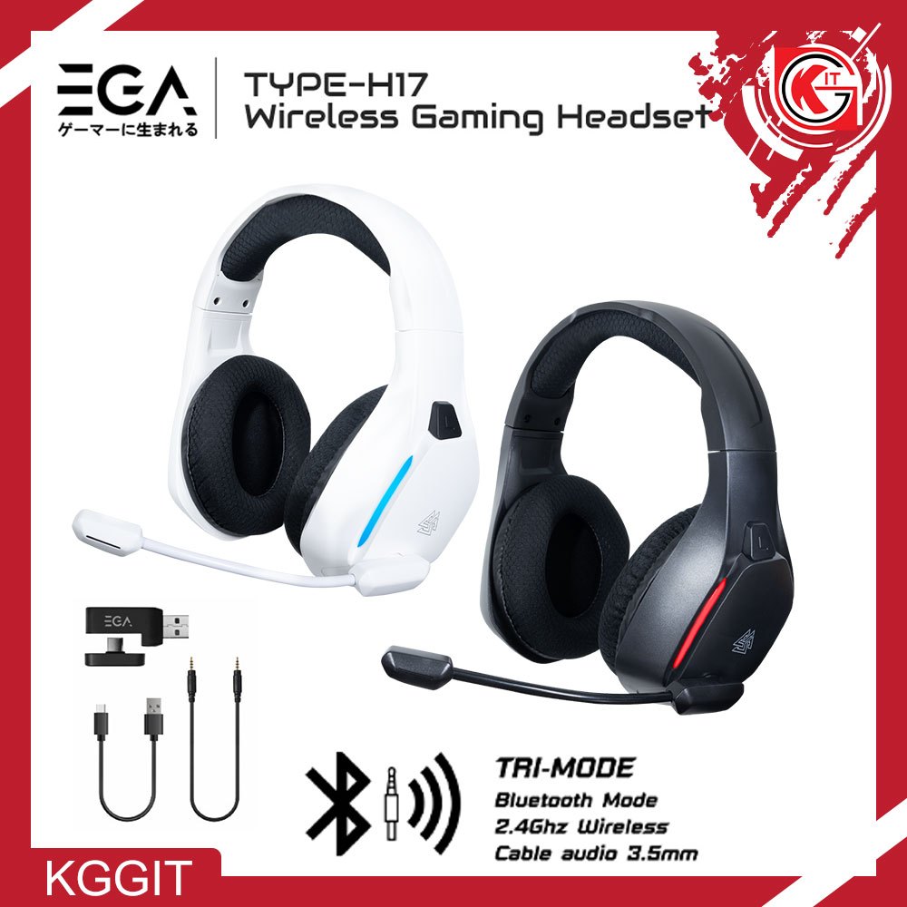 หูฟังเกมมิ่งไร้สาย EGA TYPE H17 Wireless Gaming Headset รับประกัน 2 ปี ...