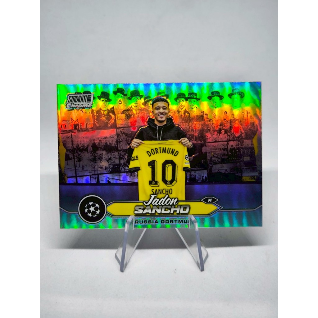 การ์ดบอล Topps Stadium Club Chrome UEFA Champions League Soccer Cards 2023-24 | Shopee Thailand