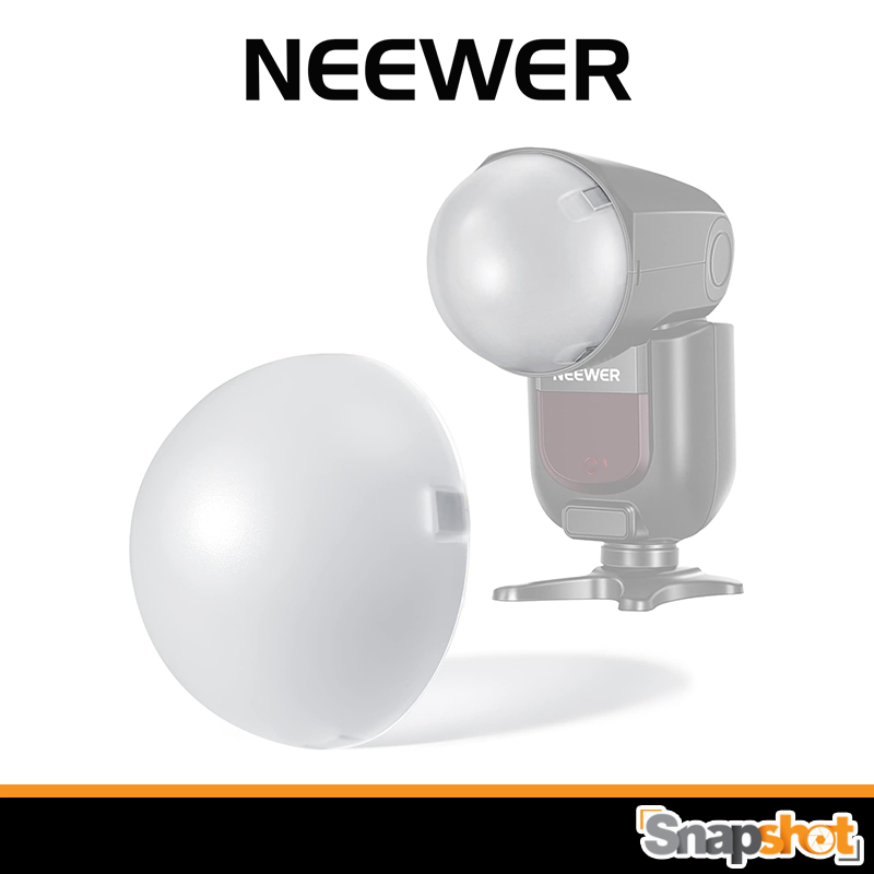 NEEWER M12 Magnetic Dome Diffuser for Round Head Speedlite Flash ตัว ...