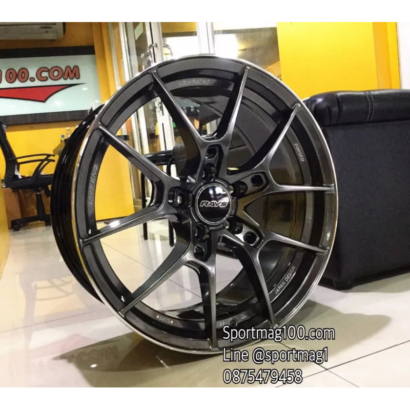 ล้อแม็กซ์ AOW Rays G025 สีไฮเปอร์ดาร์ค 8.5-18นิ้ว 5รู114/112 ET35 [18425] | Shopee Thailand