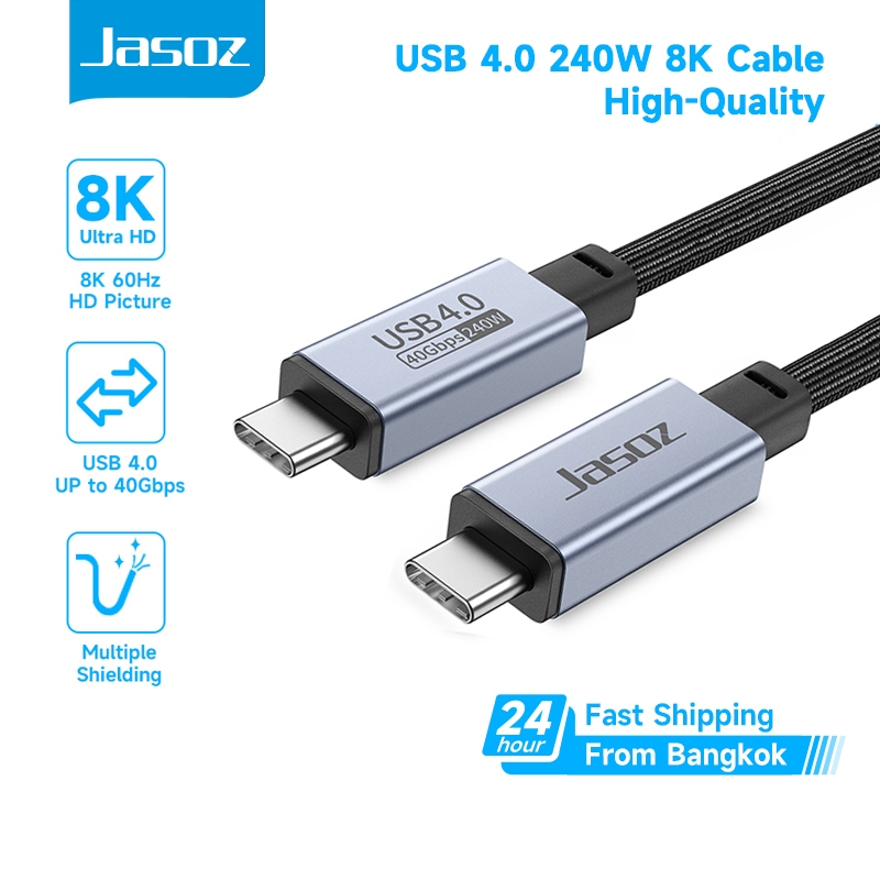 Jasoz USB C Cable USB C 4 Gen 20Gbps Data Transfer Type C to Type C ...