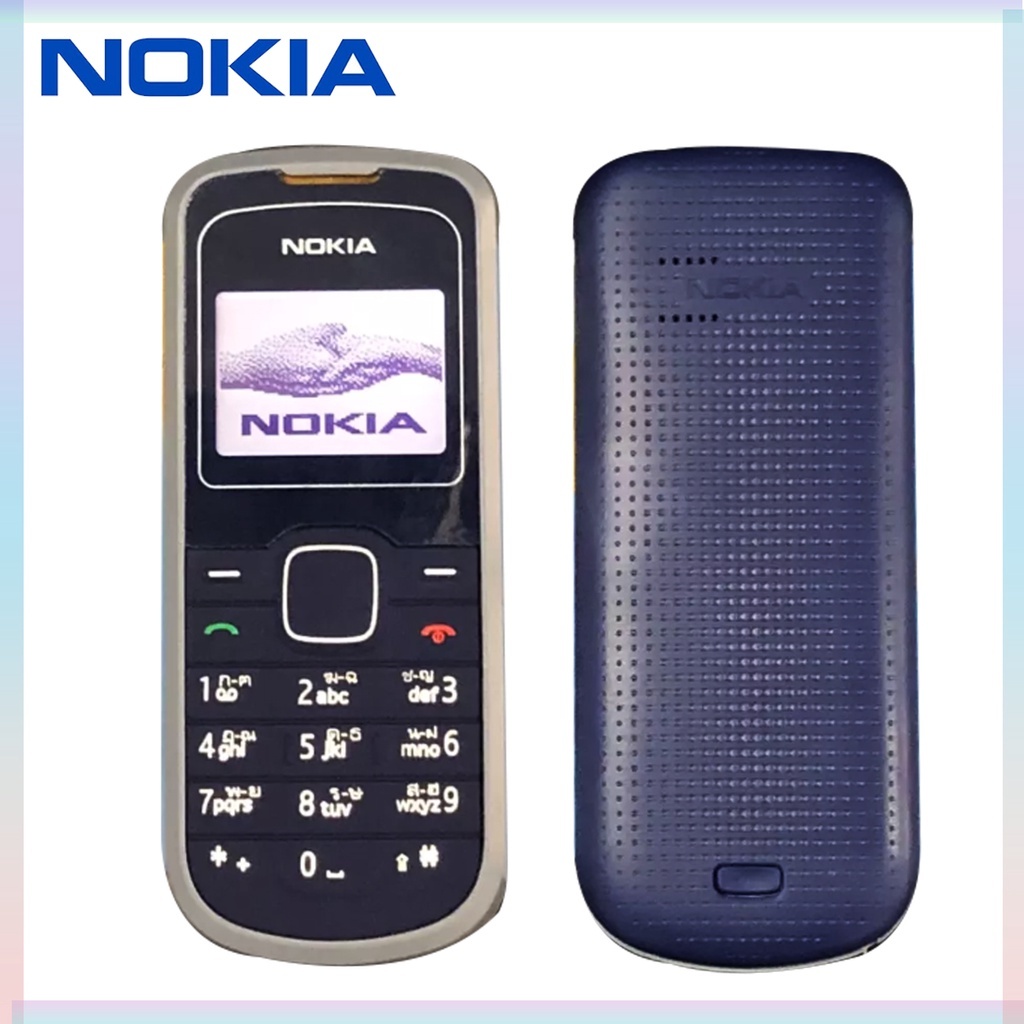 Nokia 1202 โทรศัพท์ลูกอมคลาสสิกปุ่มเก่าพร้อมปุ่มไฟฉายนักเรียนผู้สูงอายุ ...