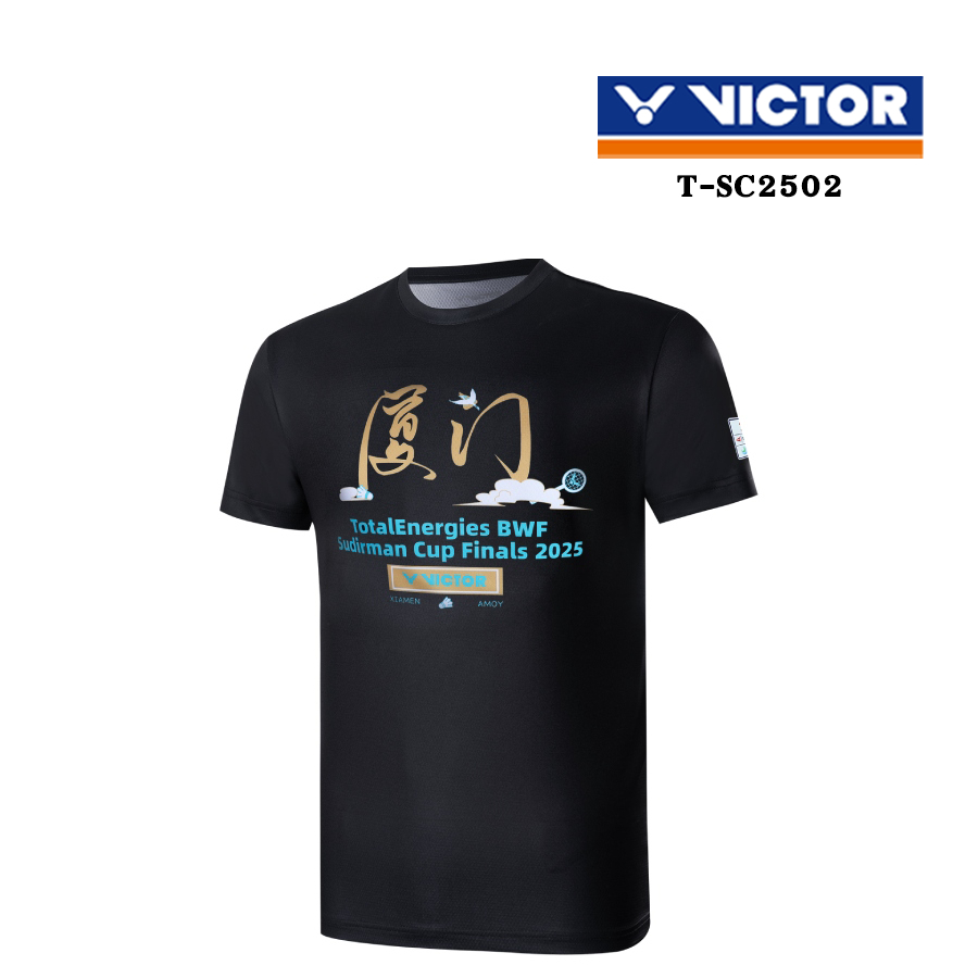 VICTOR COLLECTION SUDIRMAN เสื้อกีฬาแบดมินตัน แขนสั้น รุ่น T-SC2502 ...