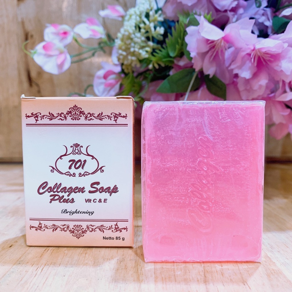 สบู่ สบู่คอลลาเจนพลัสในตำนาน 701 Cllagen Plus Vit E Soap สบู่ทำความ ...