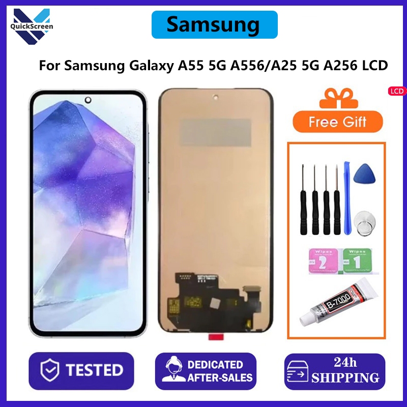 จอ LCD สำหรับ Samsung Galaxy A55 5G A556/A25 5G A256 จอสัมผัส LCD มา ...