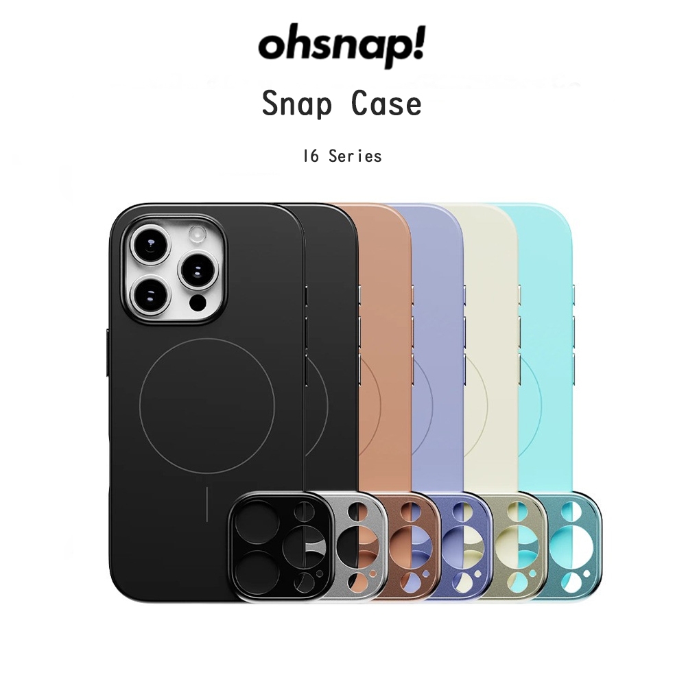 OHSNAP! Snap Case เคสกันกระแทกพร้อมตัวครอบเลนส์อลูมิเนียมเกรดพรีเมี่ยม สำหรับ iPhone16Pro ...