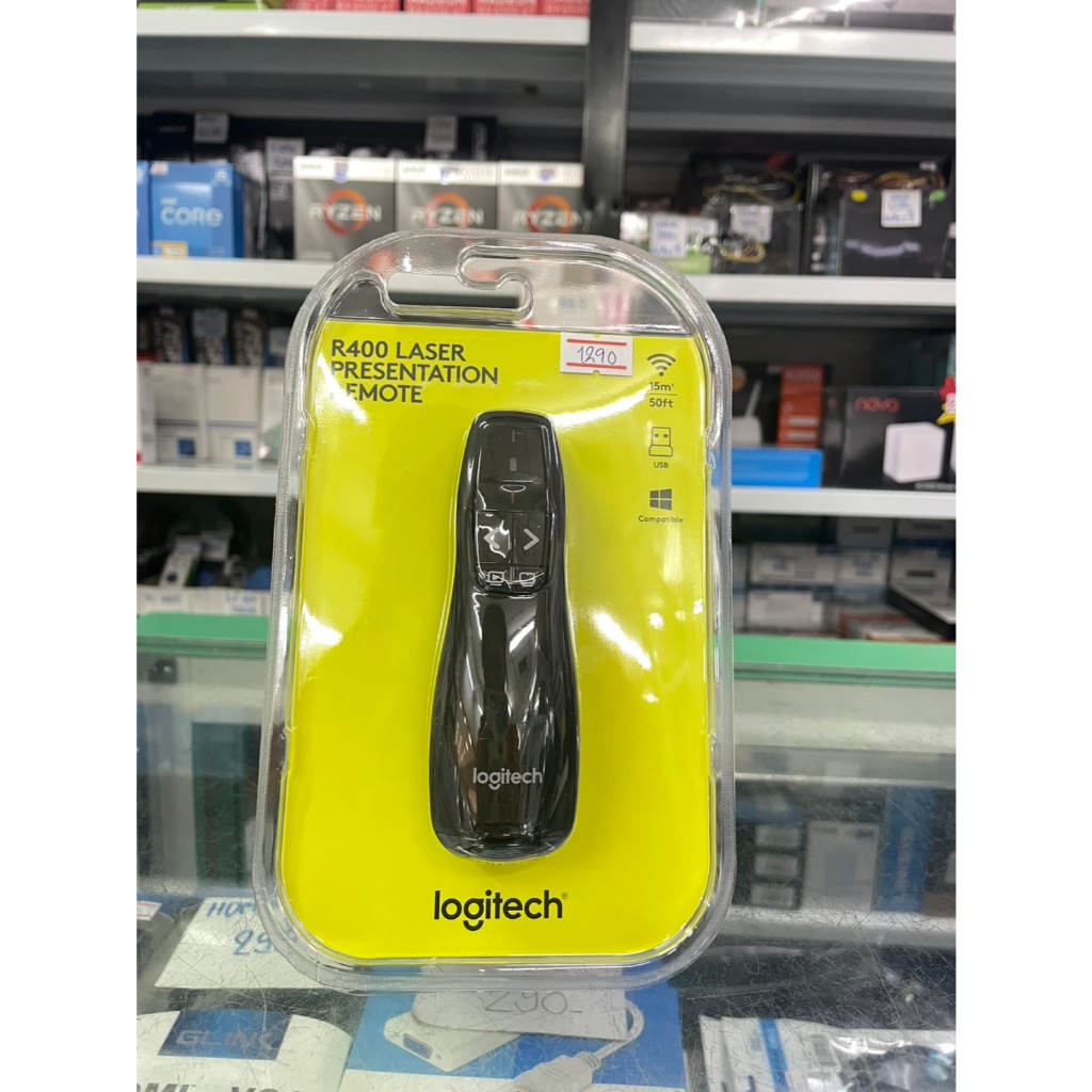 รีโมตนำเสนอไร้สาย Logitech R400 | Shopee Thailand