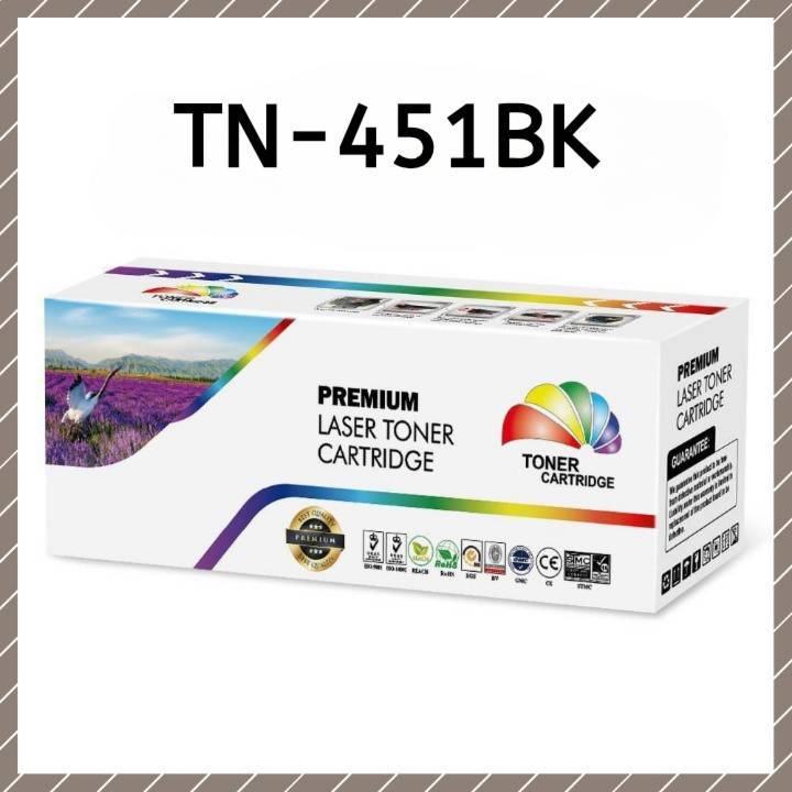 หมึกเลเซอร์ โทนเนอร์ ตลับเที่ยบเท่า TN-451 BK (3K) Color box หมึก สีดำ ...