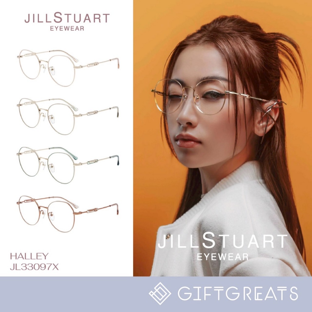 JILL STUART - JL33097X Halley กรอบแว่นไทเทเนียม พร้อมเลนส์กรองแสงสีฟ้า ...