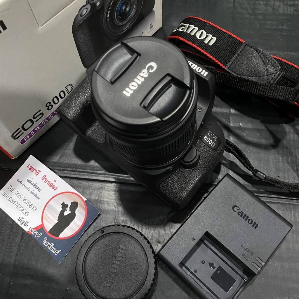 canon 800D พร้อมเลนส์ สภาพดีครบกล่อง | Shopee Thailand