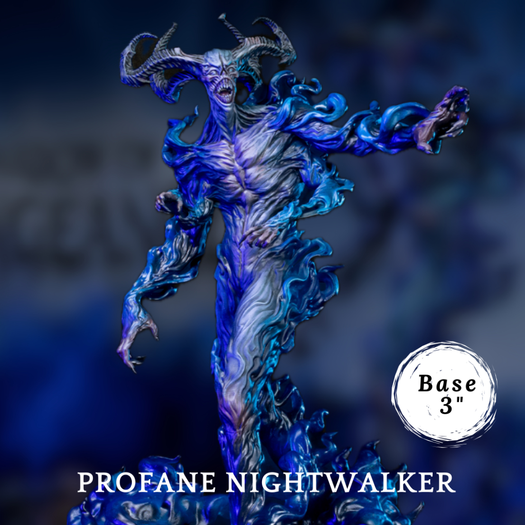 DnD Monster I Profane Nightwalker - โมเดลบอร์ดเกม (งานเรซิ่นยังไม่ลงสี ...
