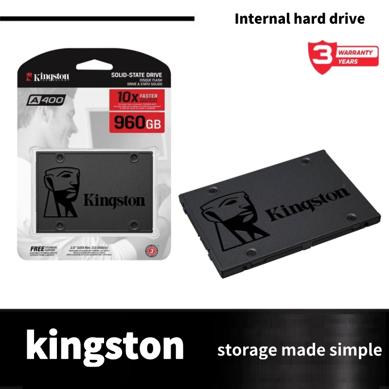 Kingston A400 2.5" SATA Solid State Drive SSD (480GB/960GB) | Shopee Thailand