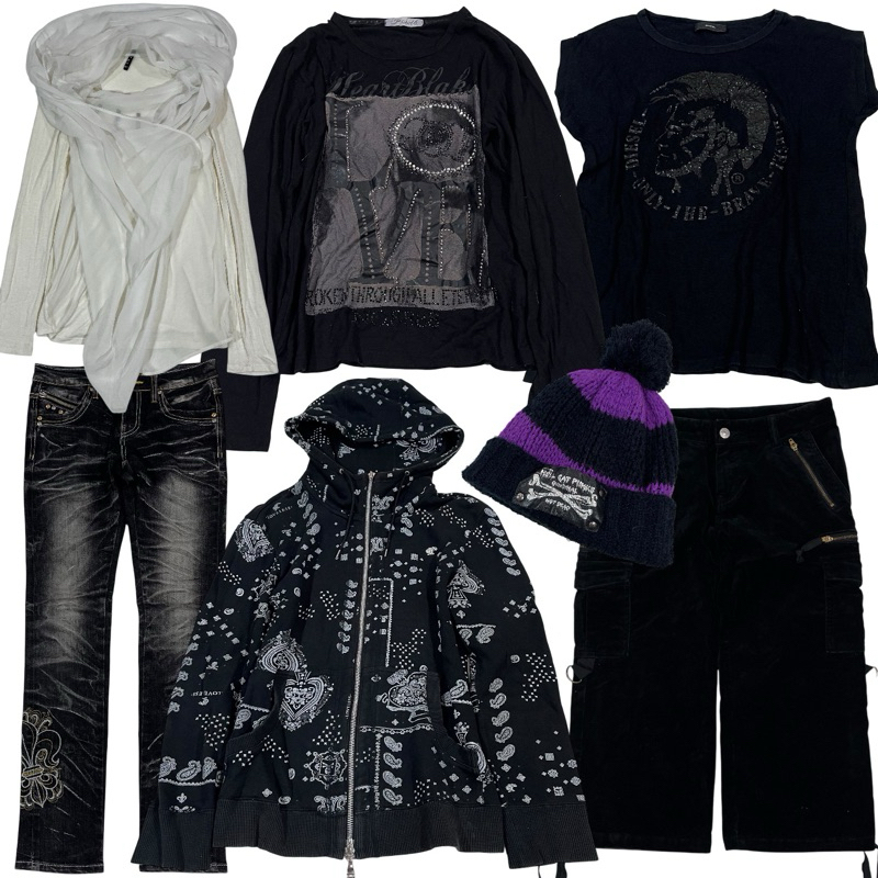 🍒Y2K Visual Kei Style เสื้อผ้าญี่ปุ่นมือสอง🍒 | Shopee Thailand