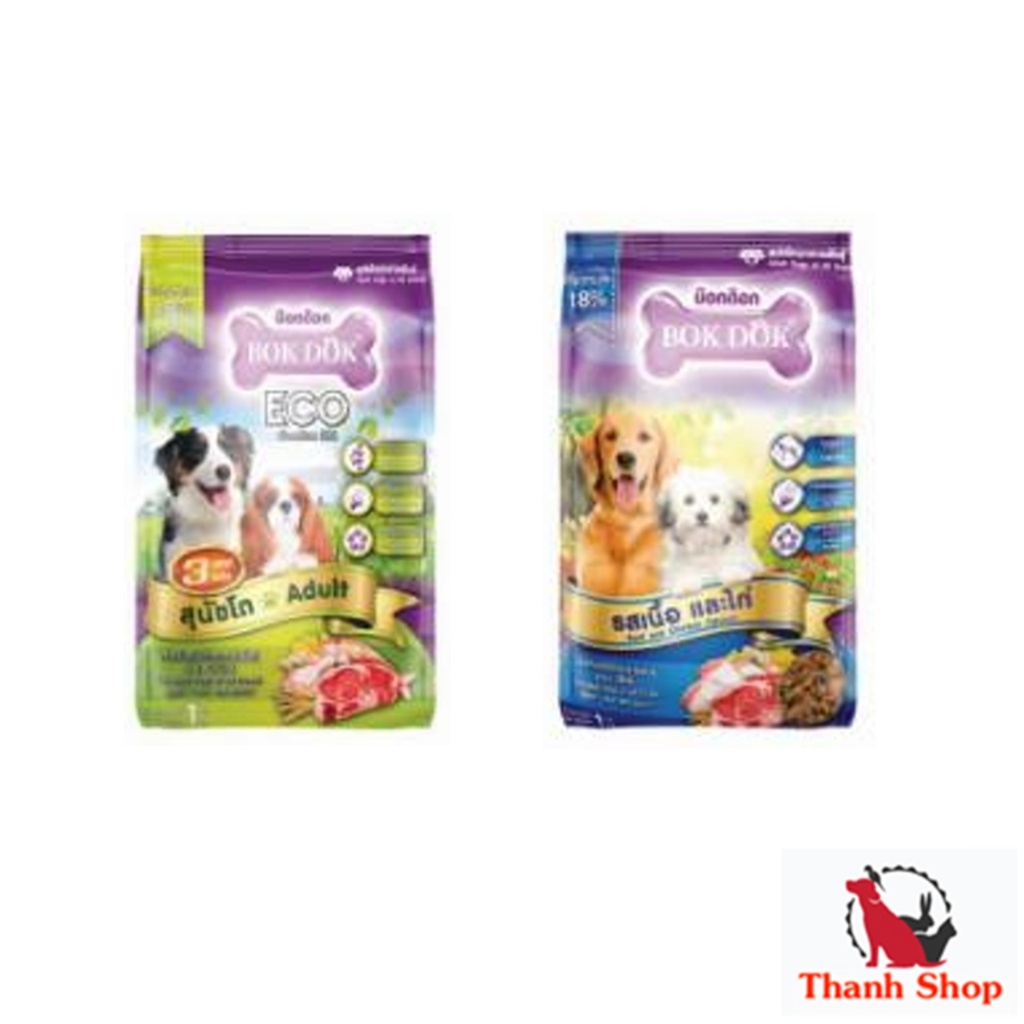 BOKDOK ECO อาหารเม็ด สุนัขโต ทุกสายพันธุ์ บ๊อกด๊อก 1 กก | Shopee Thailand