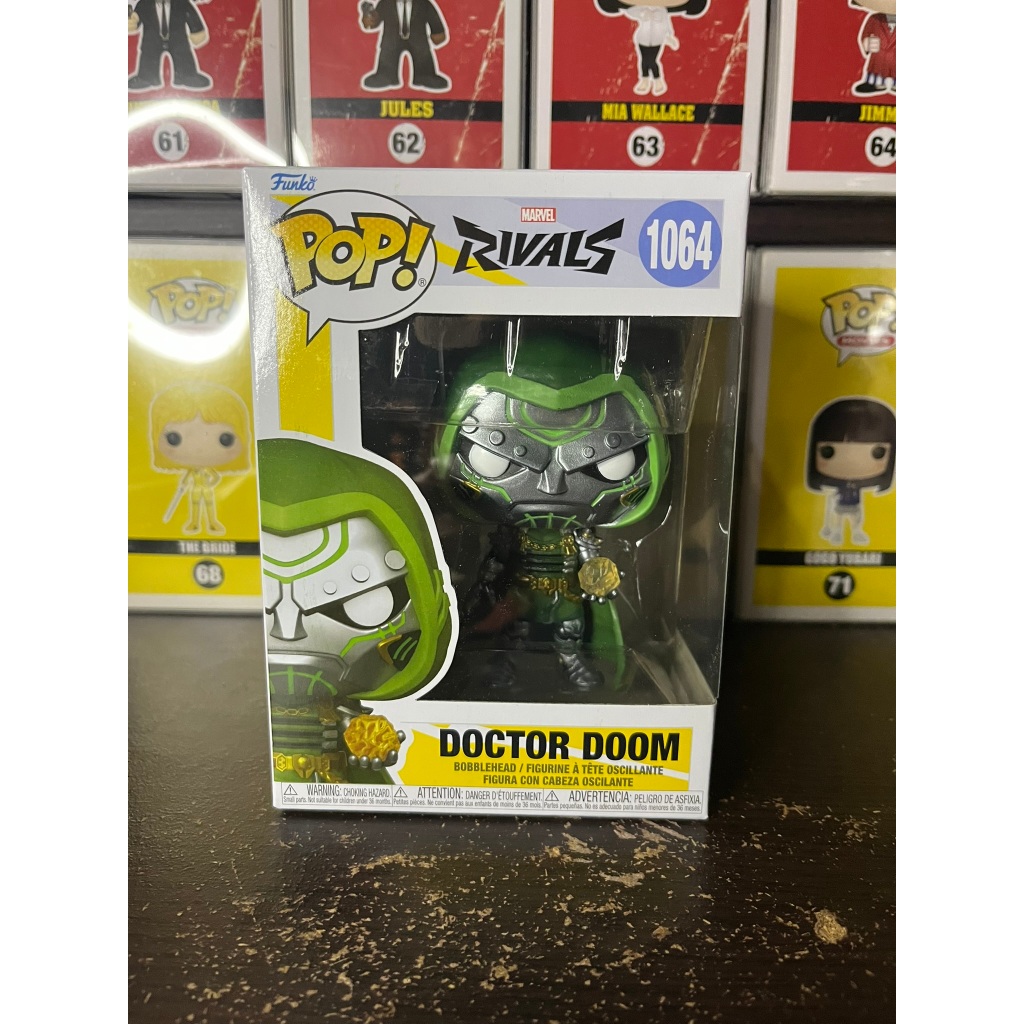 ฟิกเกอร์ Funko Pop #1064 Doctor Doom เกมส์ Marvel Rivals ของใหม่ สภาพดี ...